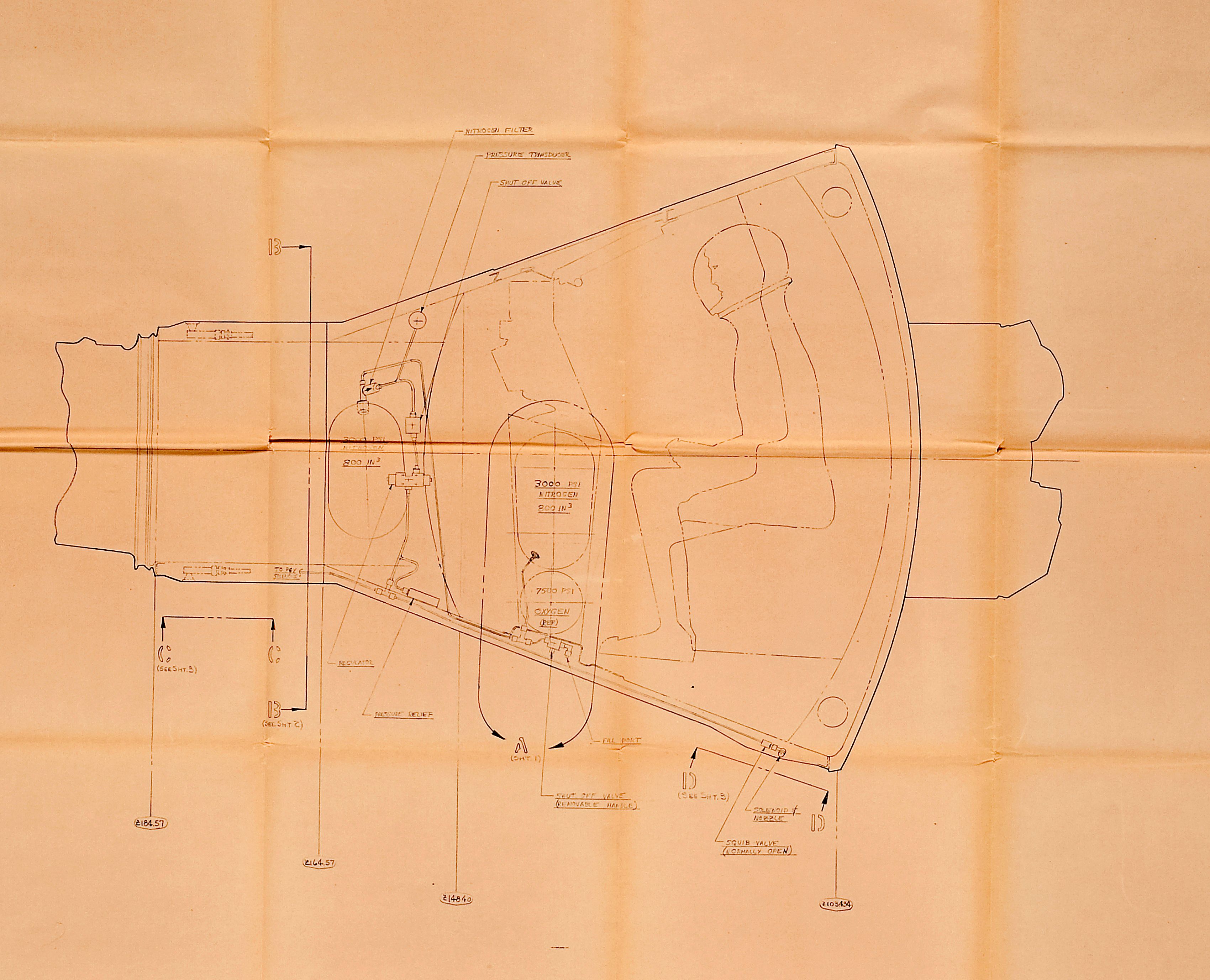 COLD GAS SYSTEM, REACTION CONTROL SYSTEM. - auctions & price archive
