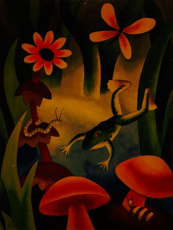 Bonhams : George Michael Gaethke (American , 1898-1982) Leaping Frog ...