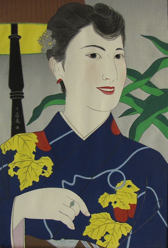 Bonhams : Chiyuki Onuma (active 1950's) Six modern prints