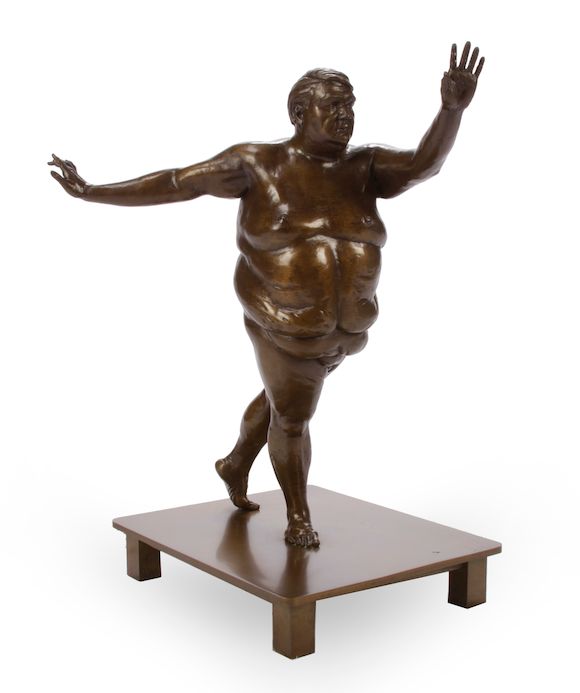 Bonhams : Edward D Saenz, a contemporary bronze sculpture, "Charleston I"