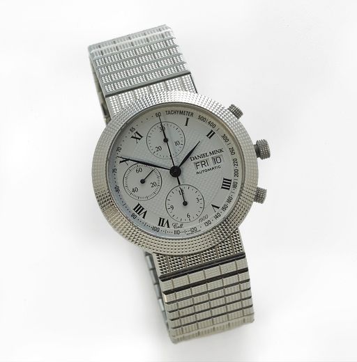 Bonhams : Daniel Mink. A steel automatic tachymeter chronograph with ...