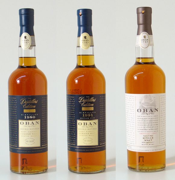 Bonhams : Oban-1980 Oban-1991 Oban-14 year old