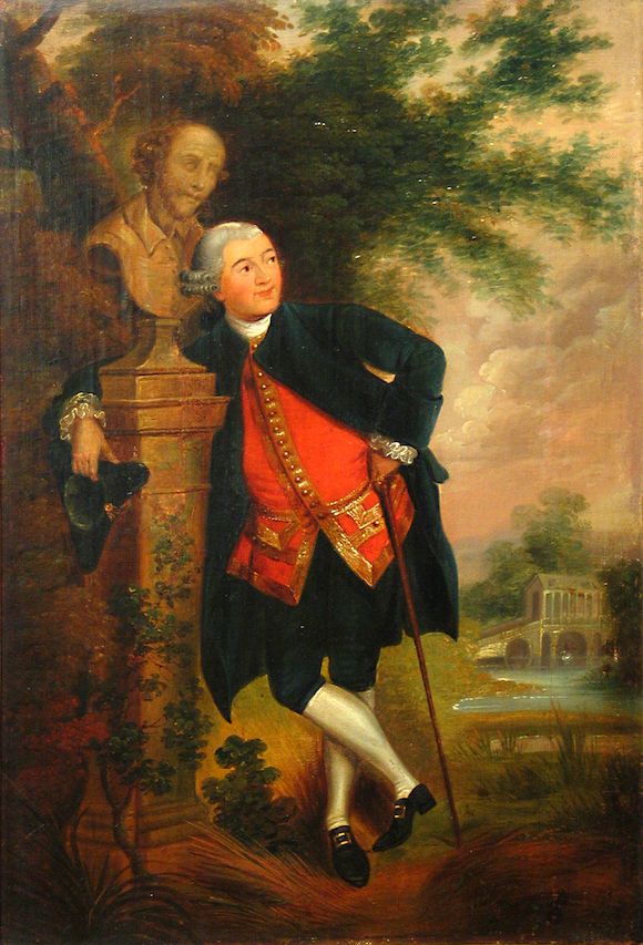 Bonhams : After Thomas Gainsborough A portrait of David Garrick with ...