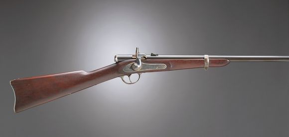 Bonhams : A fine Palmer's Patent breechloading carbine by E.G. Lamson