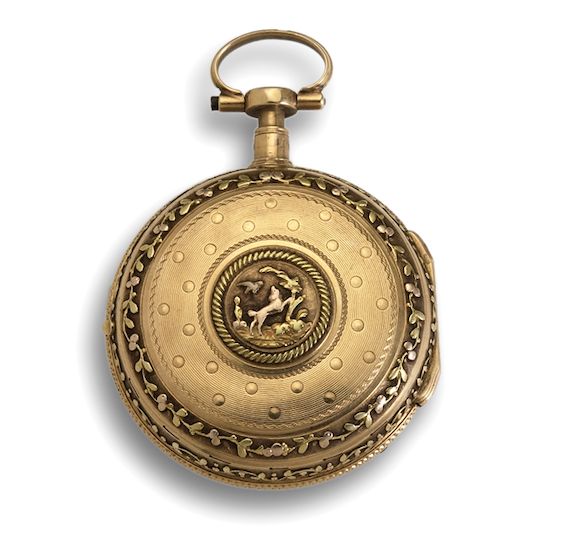 Bonhams : An interesting varicolored gold watch