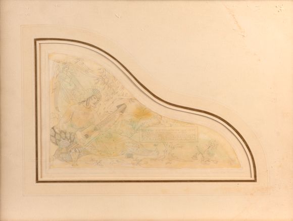 Bonhams : Hugo Ballin (American, 1879-1956) Study for a Piano Top ...