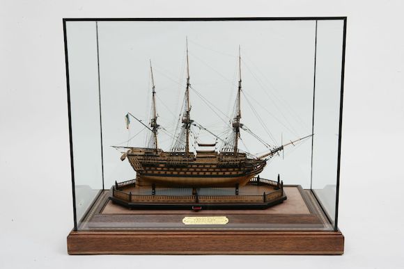 Bonhams : A well presented boxwood Napoleonic prisoner-of-war ship ...