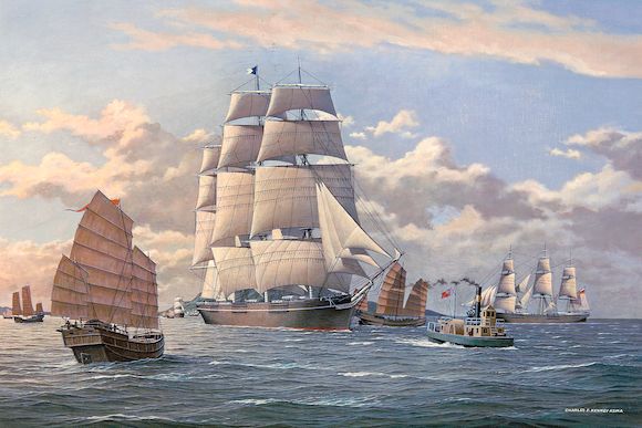 Bonhams : Charles F. Kenney (American, 20th century) Extreme Clipper ...