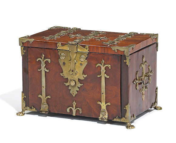 Bonhams A Flemish Baroque Kingwood Brass Mounted Coffer Early 18th