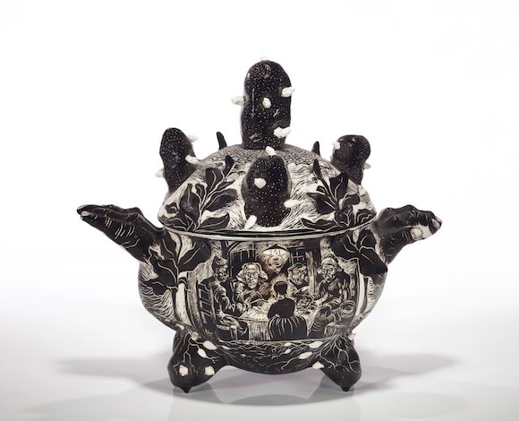 Bonhams : David Regan (American, born 1964) Potato Eater's Tureen and ...