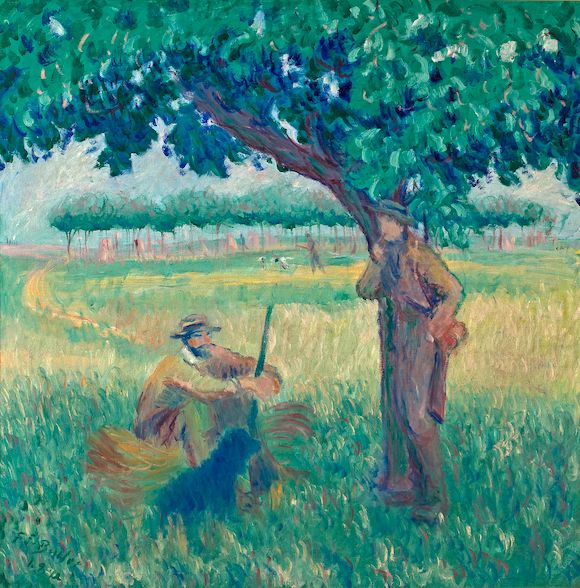 Bonhams : Theodore Earl Butler (American, 1861-1936) The Hunter's Rest ...