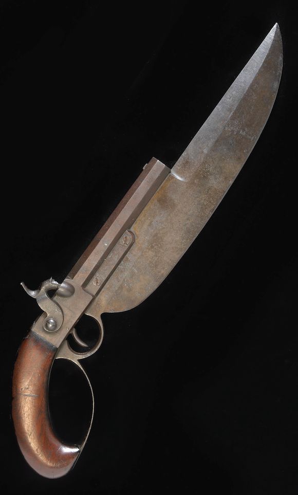 Bonhams : A rare U.S. Navy Elgin cutlass pistol by C.B. Allen