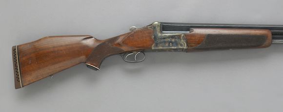 Bonhams : A massive Austrian 12 gauge o/u boxlock ejector shotgun by ...