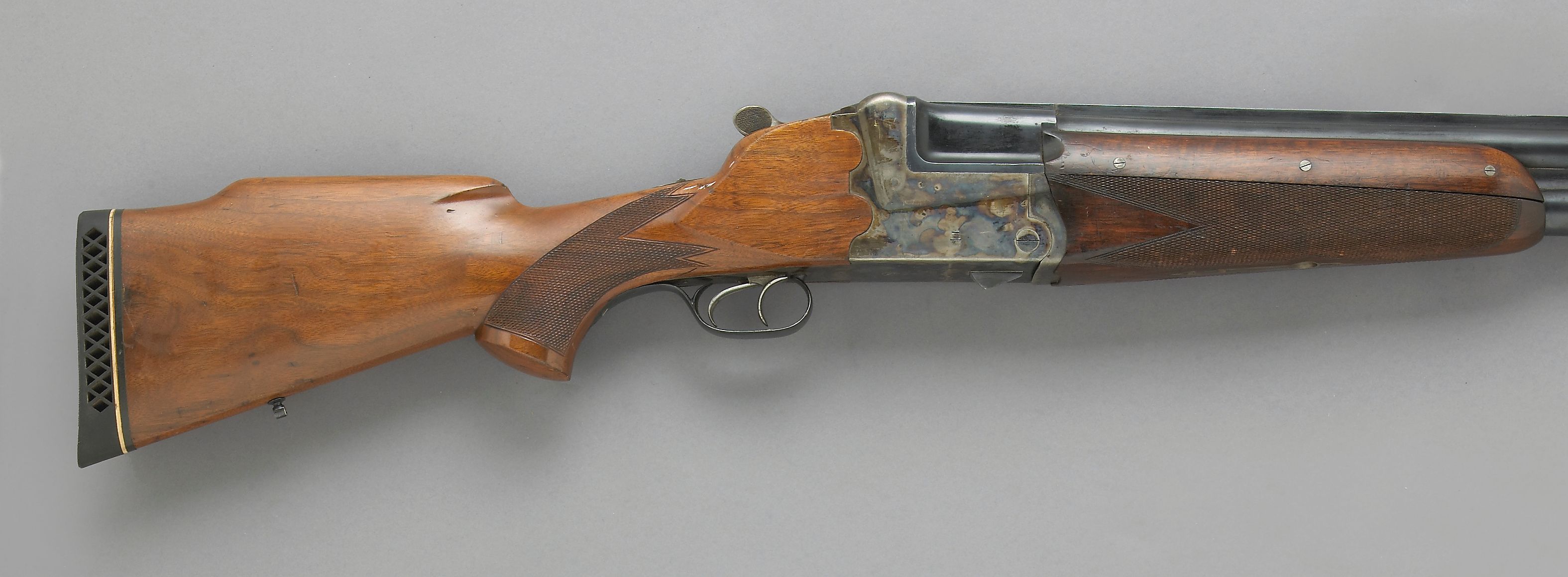 A massive Austrian 8 bore o/u ejector boxlock shotgun Gottfried Juch ...