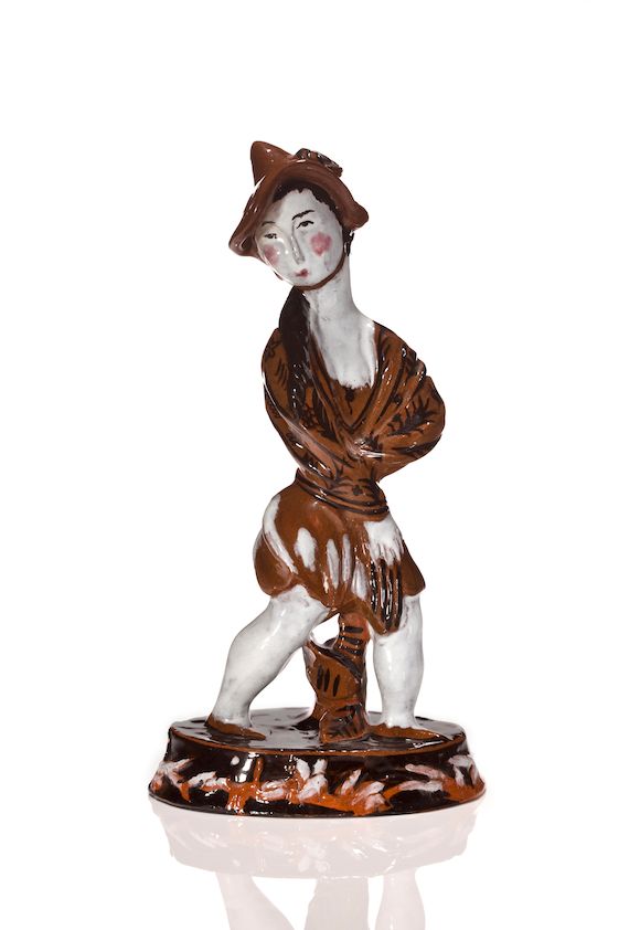 Bonhams : A Wiener Werkstätte glazed terracotta figure designed by Susi ...
