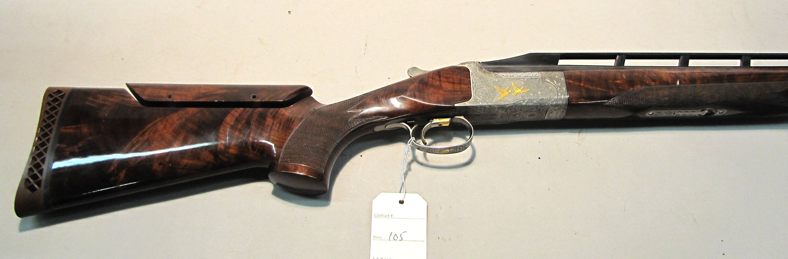 A 12 gauge Browning BT100 Plus Pigeon Grade single barrel trap gun - auctions & price archive
