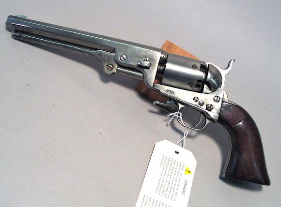Bonhams : A Colt Model 1851 Navy 'four screw' percussion revolver