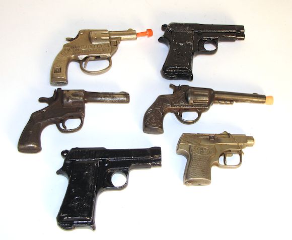 Bonhams : Cast iron toy guns