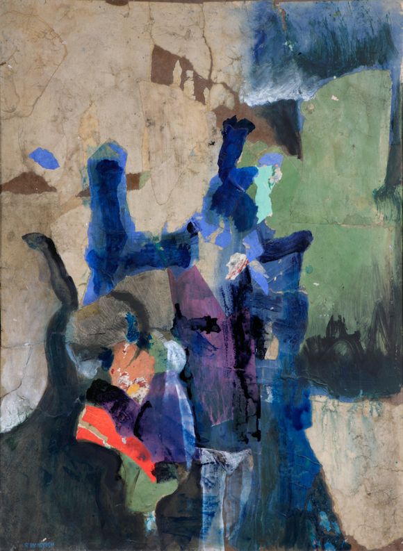 Bonhams : Robert McIntosh (American, born 1916) Abstract (double-sided ...