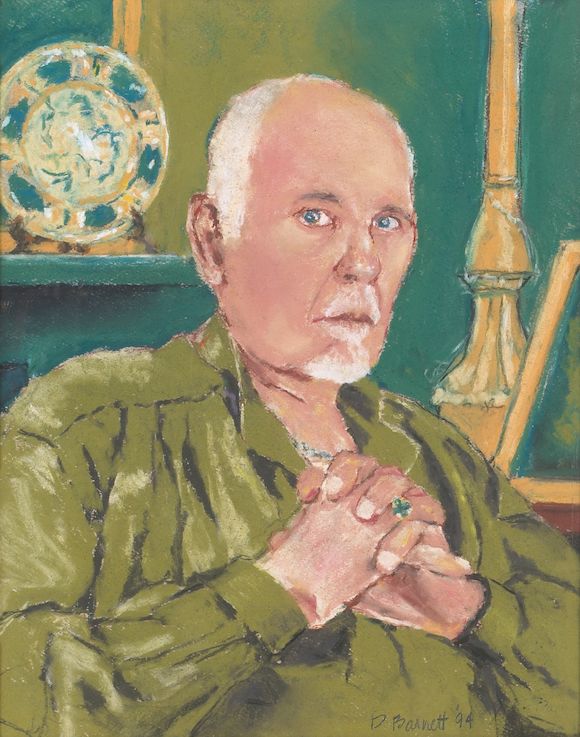 Bonhams : D. Barnett (American, 20th Century) A portrait of Dr. Don Van ...