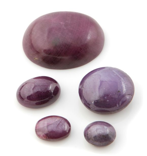 Bonhams : Cabochon Ruby and Group of Star Rubies