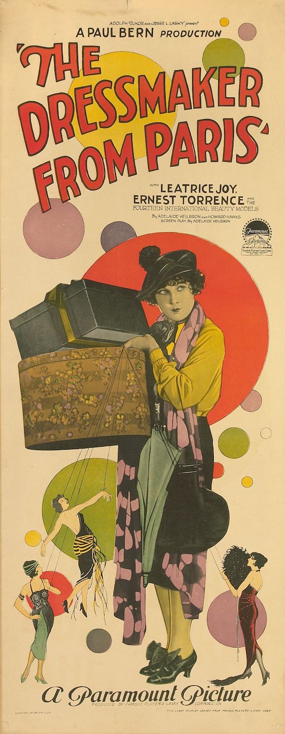 Bonhams : A group of very rare insert film posters, 1920s