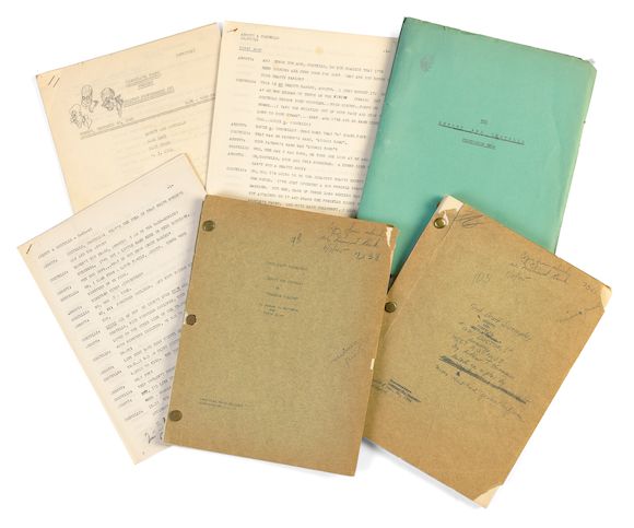 Bonhams : An Abbott and Costello group of scripts, 1944-1951
