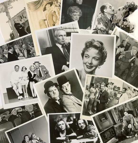 Bonhams : An enormous collection of black and white stills from films ...
