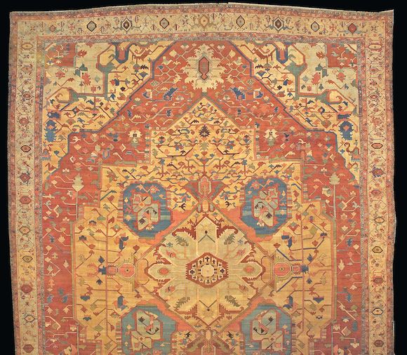 Bonhams : A Serapi carpet Northwest Persia size approximately 15ft. 7in ...