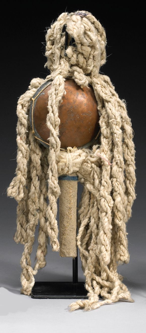 Bonhams : A Salish copper rattle