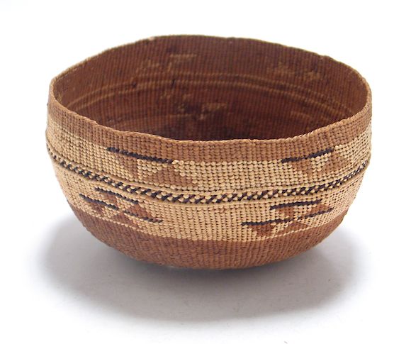 Bonhams : A Northern California polychrome mush bowl