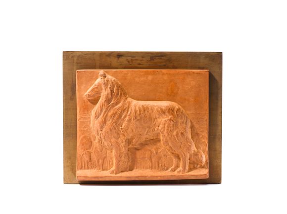 Bonhams : Richard Fath (French, 1900-1952) A terracotta plaque modelled ...