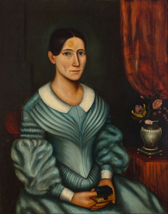 Bonhams : American School, 19th century Portraits of Thomas Geo. Sloan ...