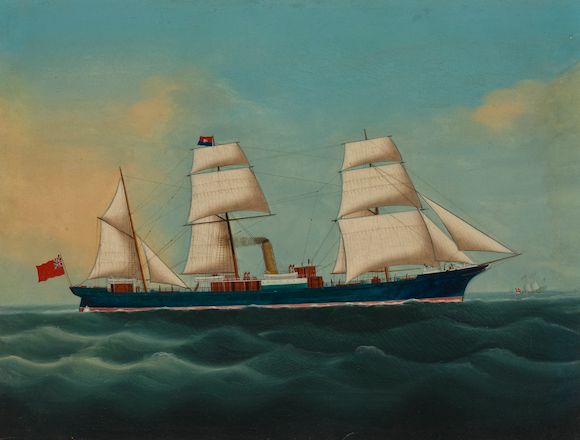 Bonhams : Chinese School, 19th century The Ship Aberdeen of the ...