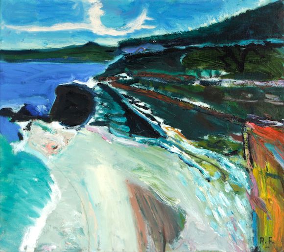 Bonhams : Robert Aaron Frame (American, 1924-1999) Oregon Coast, 1973 ...