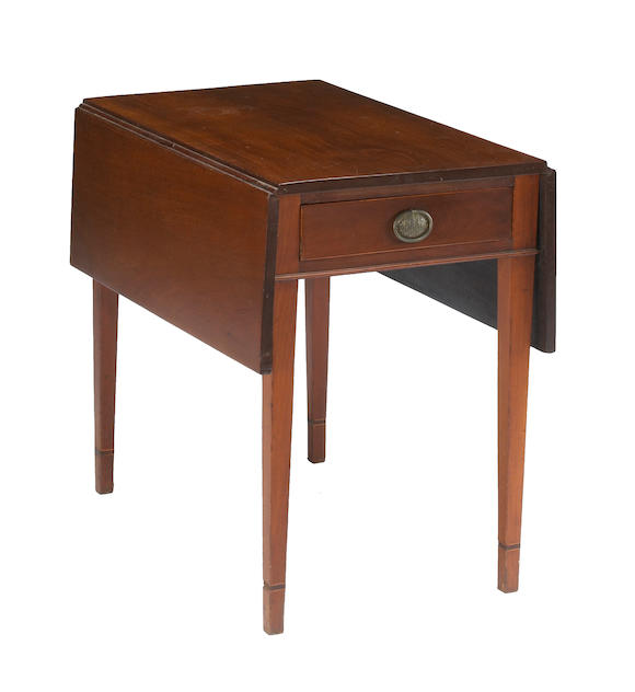Bonhams A Federal Mahogany Inlaid Pembroke Table Pennsylvania Or New