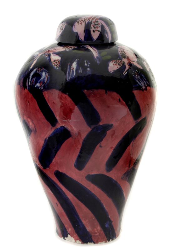 Bonhams : Anna Silver (American, ceramist) Large Covered Vessel