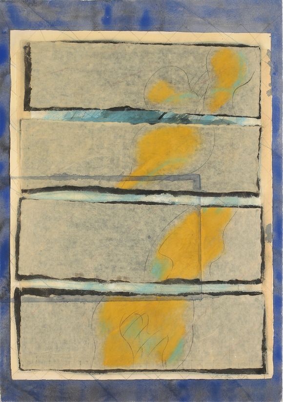 Bonhams : Mark Ota Untitled, 1976 27 3/4 x 19 1/2in