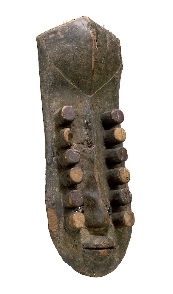 Bonhams : A Grebo mask, Ivory Coast height 25 1/2in