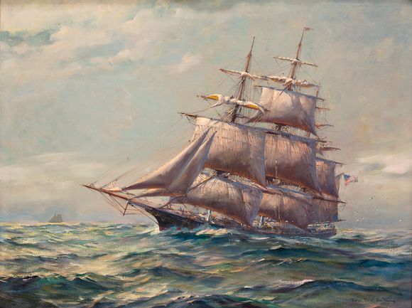 Bonhams : Frank Vining Smith (American, 1879-1967) An American Clipper ...
