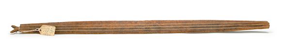 Bonhams : A rare Hawaiian kauila wood musical bow, ukeke length 22 7/8in