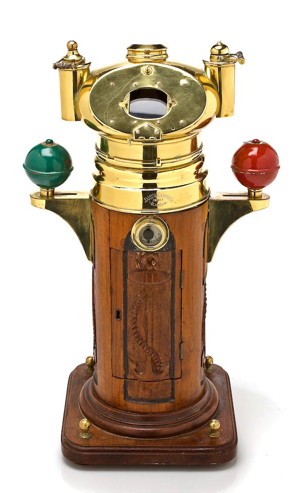 Bonhams : An early 20th century display model of a binnacle 11 x 8.1/2 ...