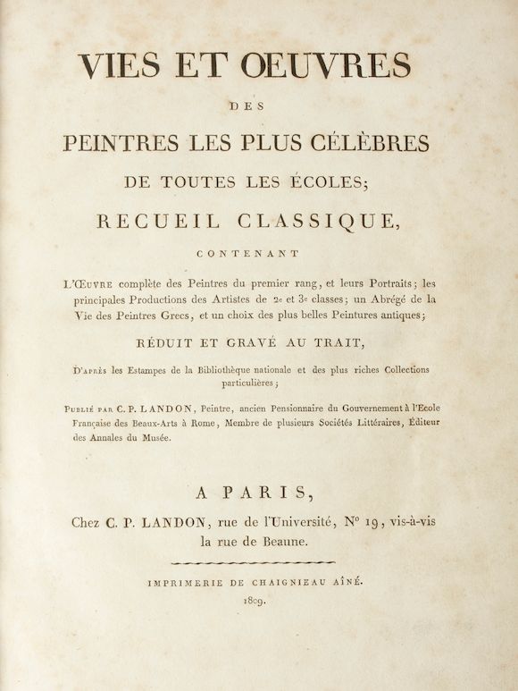 Bonhams : Landon, Charles Paul. 1760-1826.