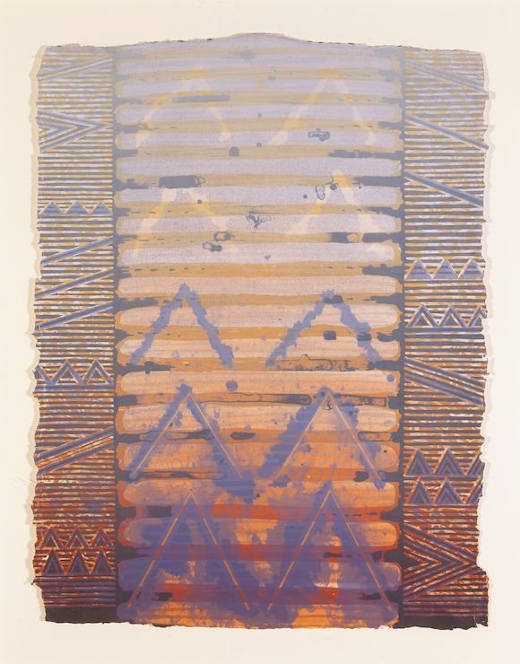 Bonhams : Karen Guzak (American, born 1939); Mountain Quartet #2;