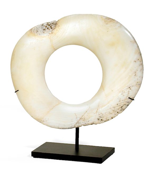 Bonhams : An Abelam clam shell currency ring, yua, East Sepik Province ...