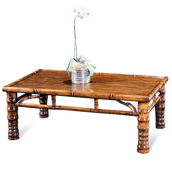 Bonhams : A Ming style maple and bamboo low table