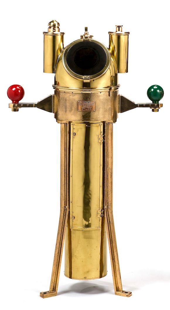 Bonhams : An early 20th century U.S. Navy Compensating Binnacle July ...