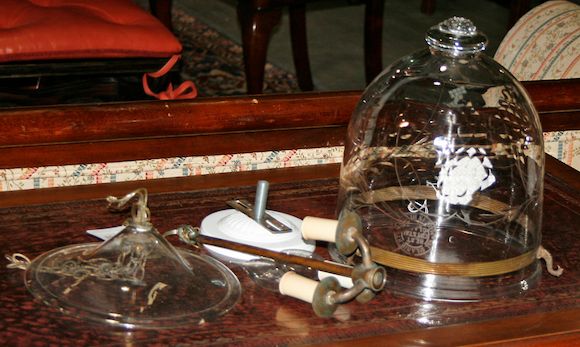 Bonhams : A Val St. Lambert cut glass hundi lantern