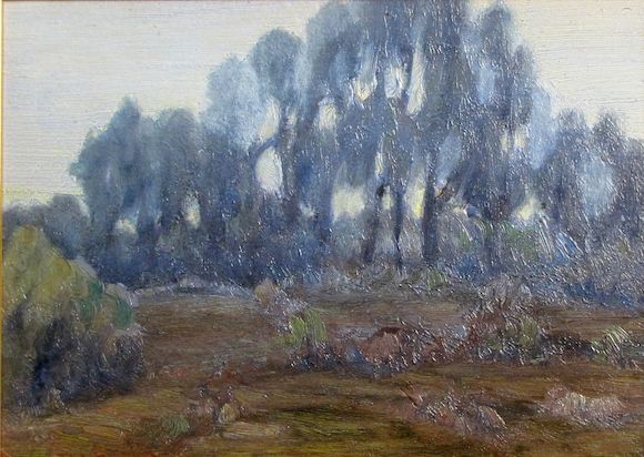 Bonhams : John August Dominique (American, 1893-1994) Landscape at ...