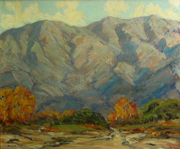 Bonhams : Charles Worden Bethell (American, 1899-1951) Trees below ...